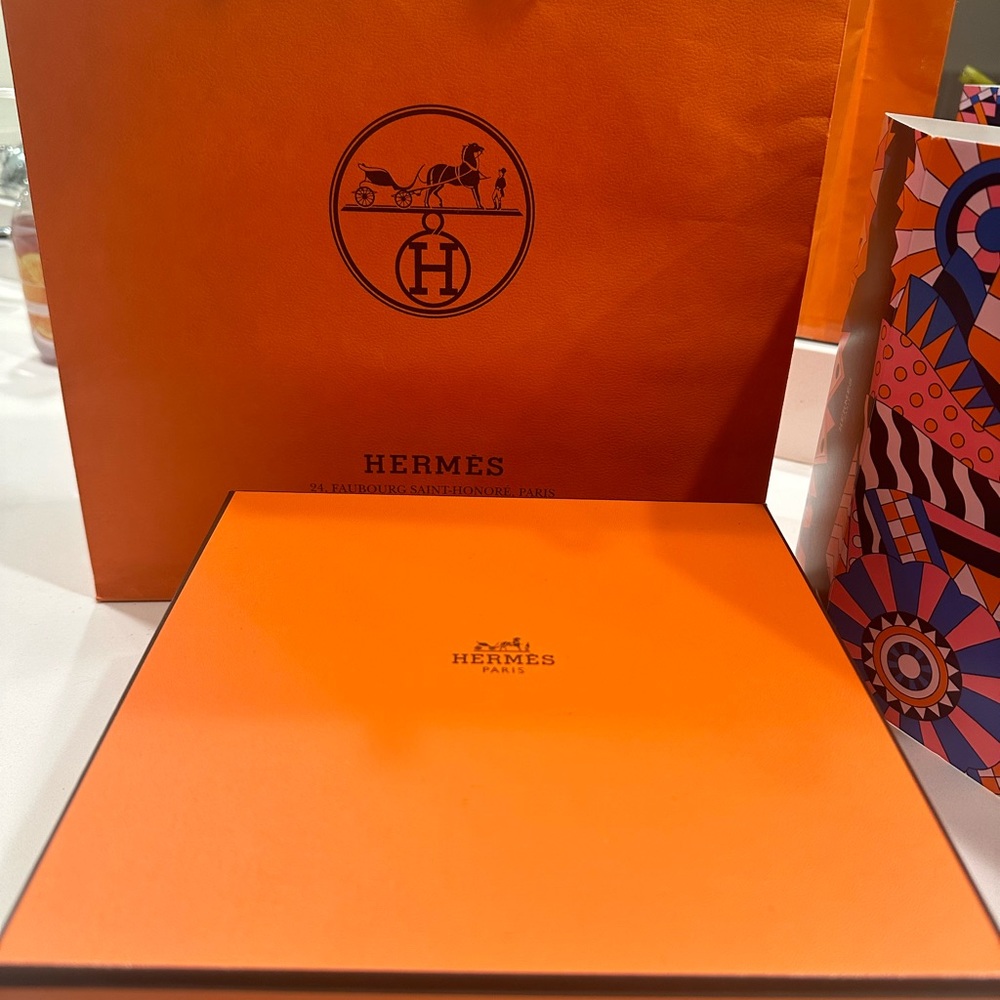 Hermes Box And Shopping Bag - Gem